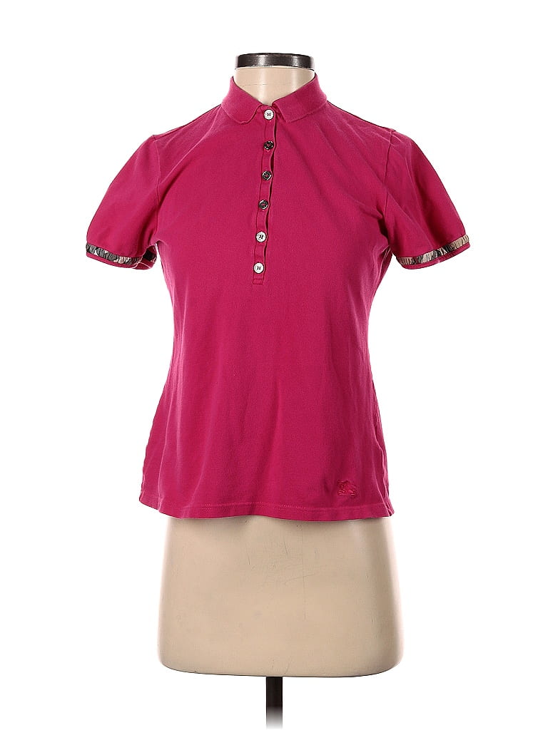 Burberry Brit Pink Short Sleeve Polo Size M 52 Off Thredup