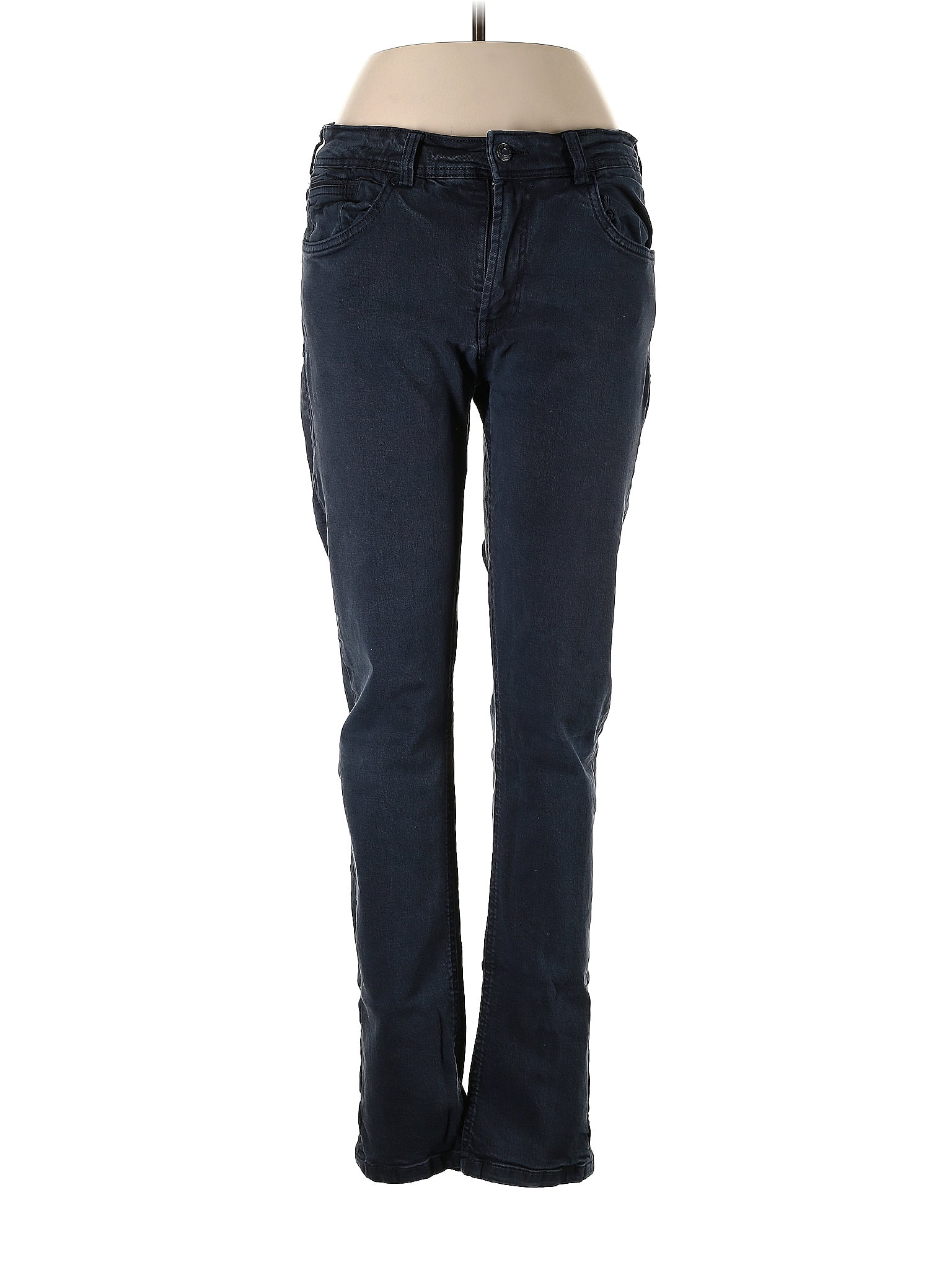 Springfield Solid Blue Jeans 32 Waist - 62% off | ThredUp