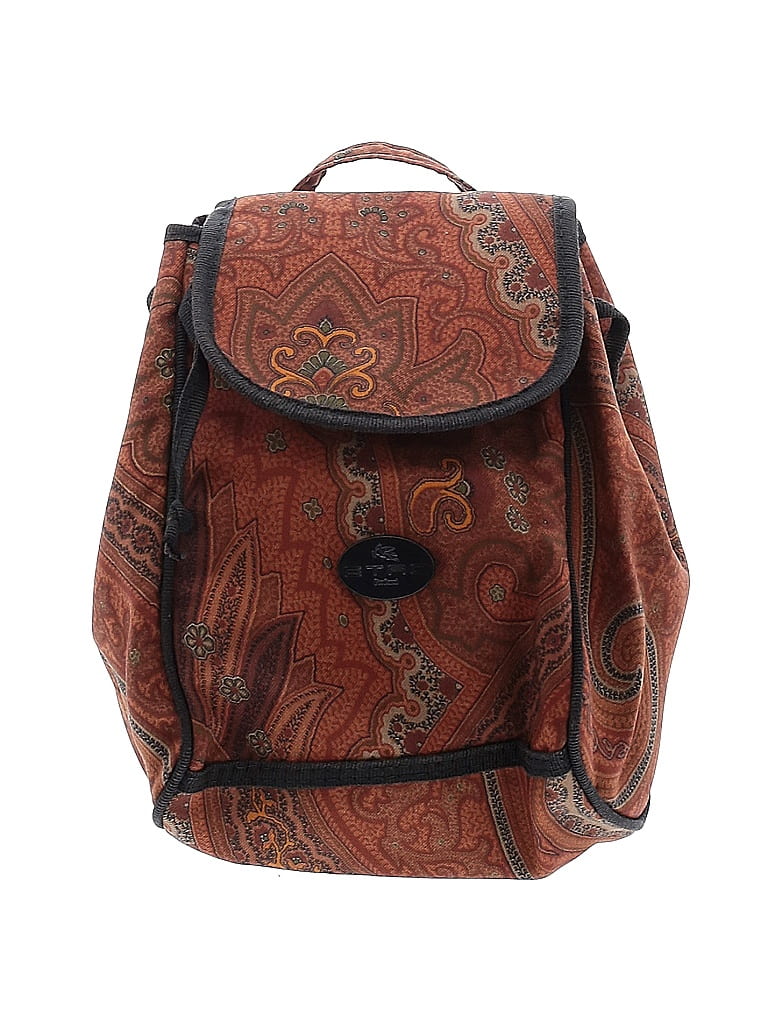 ETRO Brown Backpack One Size - 67% off | ThredUp