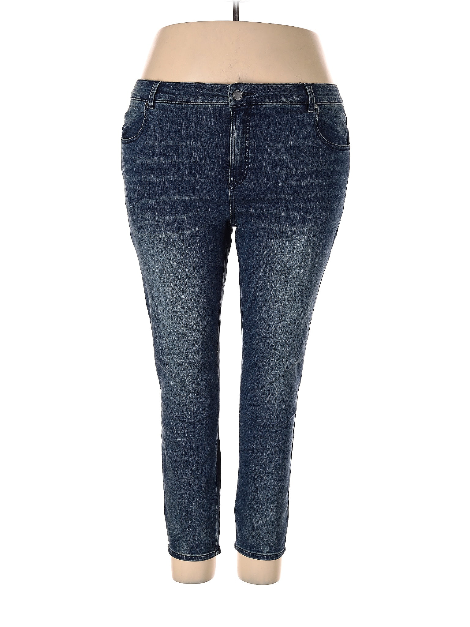 Universal Standard Solid Blue Jeans Size 20 (Plus) - 63% off | ThredUp