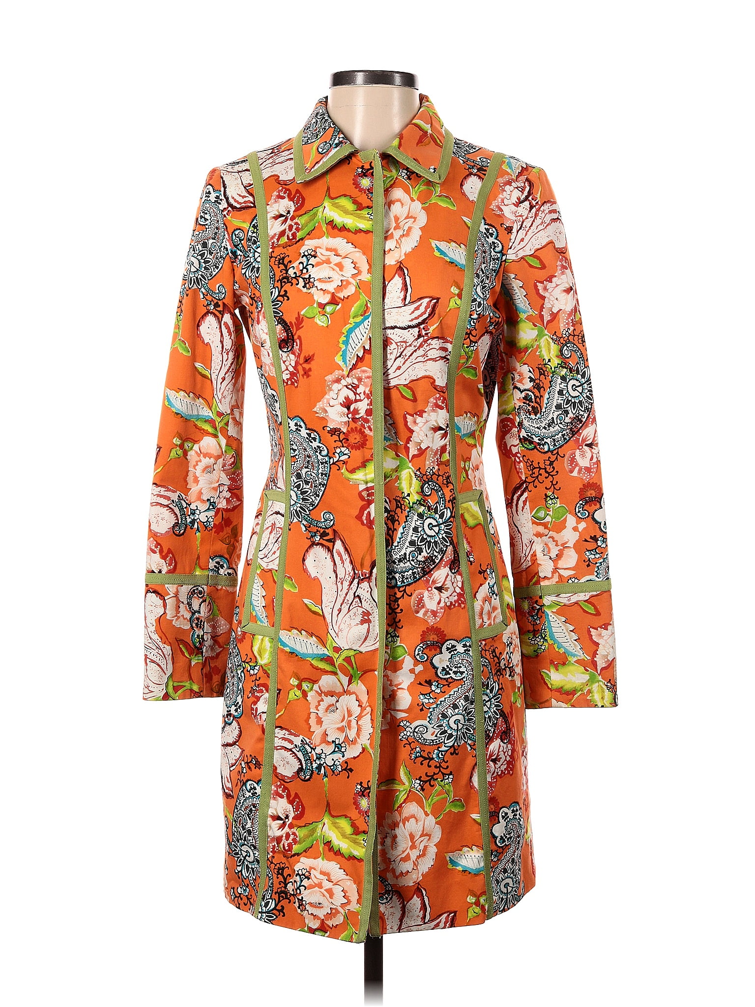 Etcetera Multi Color Orange Jacket Size 2 - 75% off | ThredUp