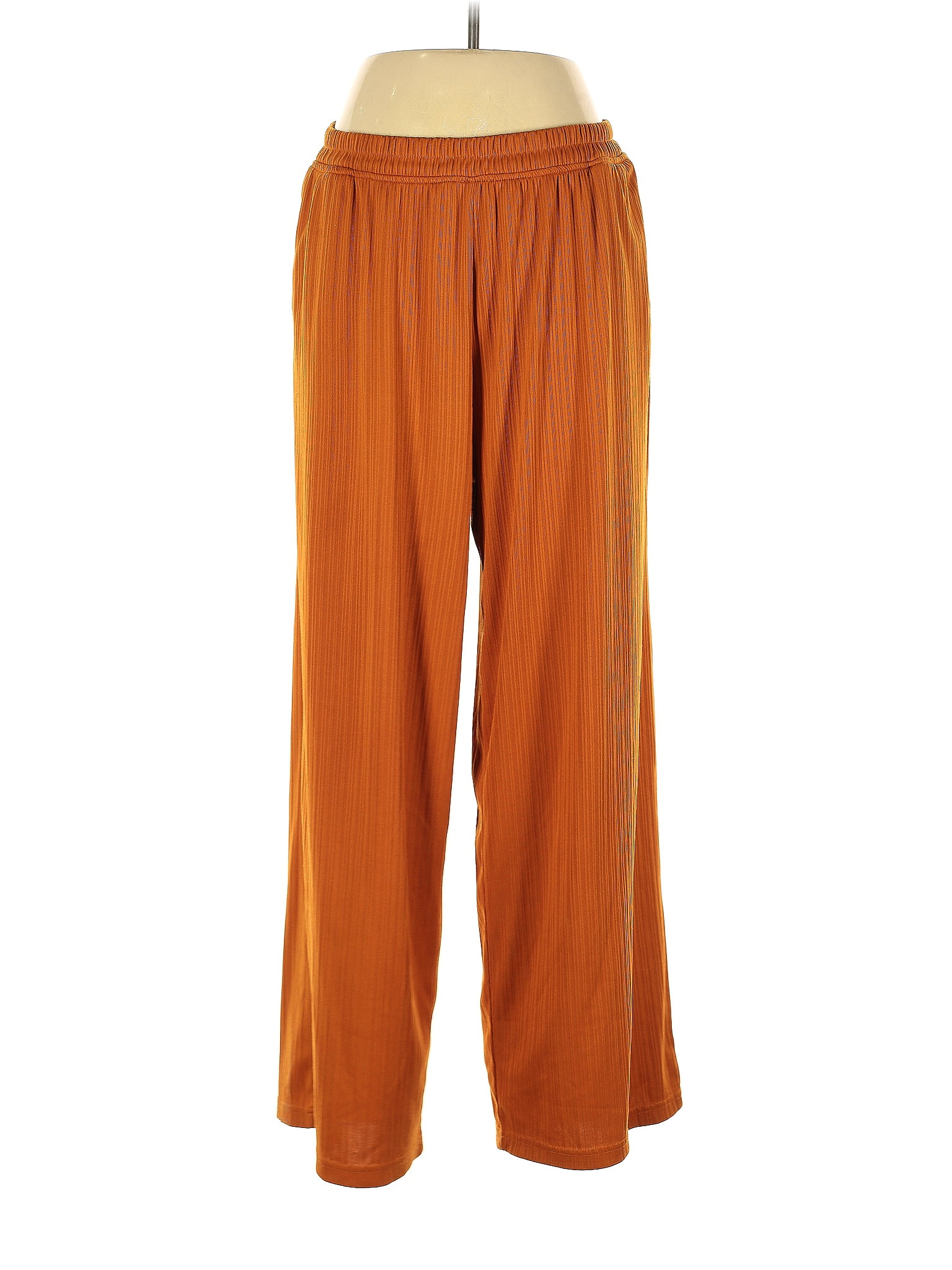 Assorted Brands Solid Orange Casual Pants Size L - 54% off | ThredUp
