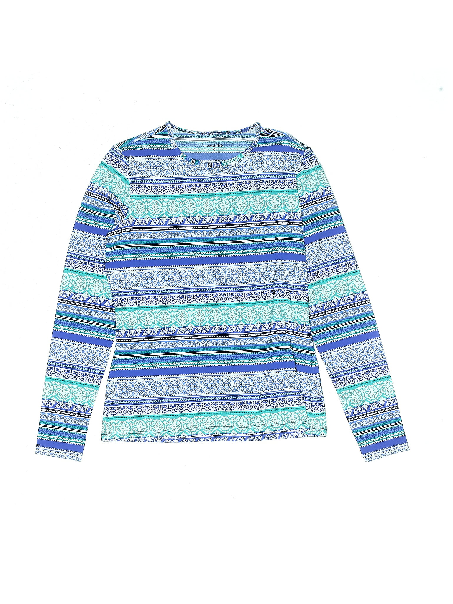 Lands' End Fair Isle Multi Color Blue Rash Guard Size XS - 55% off ...