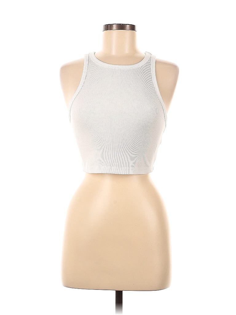 Wild Fable Solid White Tank Top Size M - 31% off | ThredUp