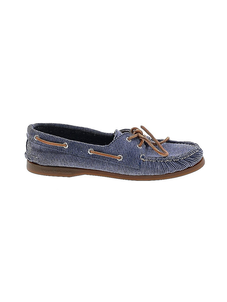 Sperry Top Sider Solid Blue Flats Size 9 - 63% off | ThredUp