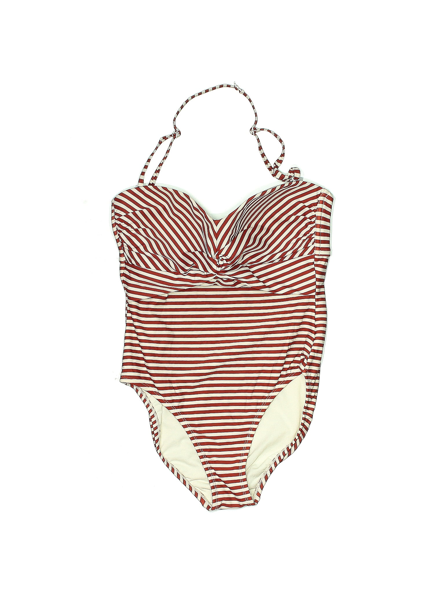 Kona Sol 100% Recycled Plastic Stripes Multi Color Red One Piece ...