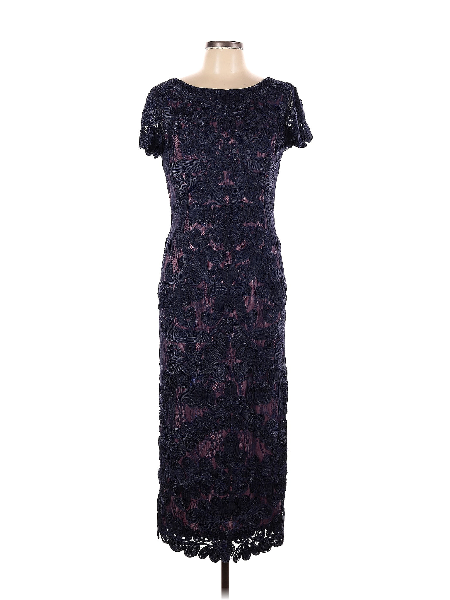 JS Collection 100% Nylon Solid Purple Casual Dress Size 10 - 74% off ...