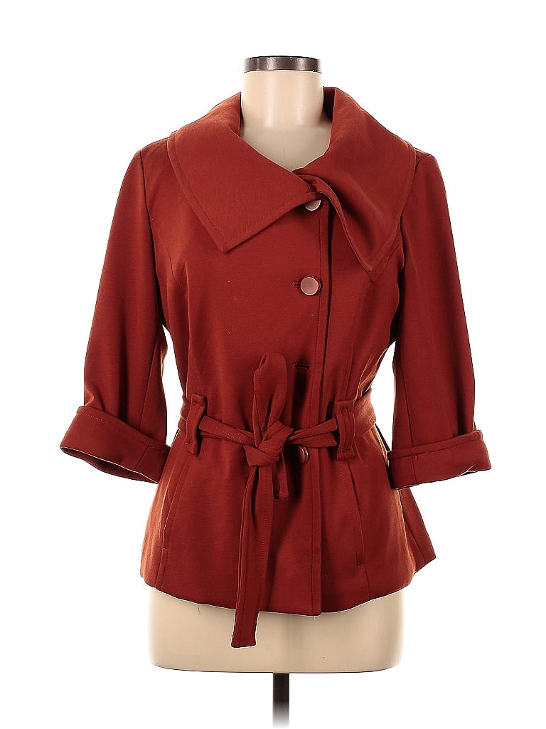 Valerie Bertinelli Solid Red Jacket Size M - 60% off | ThredUp