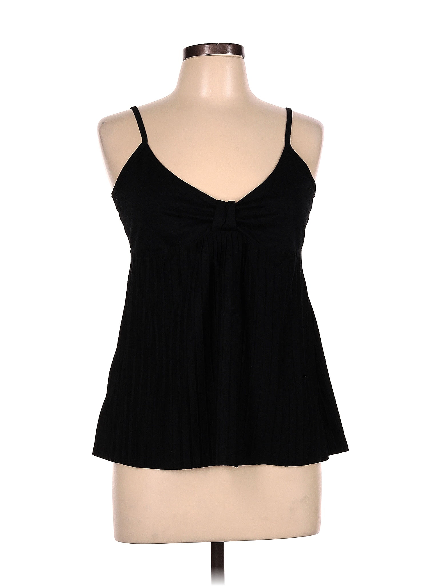 Kenneth Cole REACTION Solid Black Tank Top Size L - 65% off | ThredUp