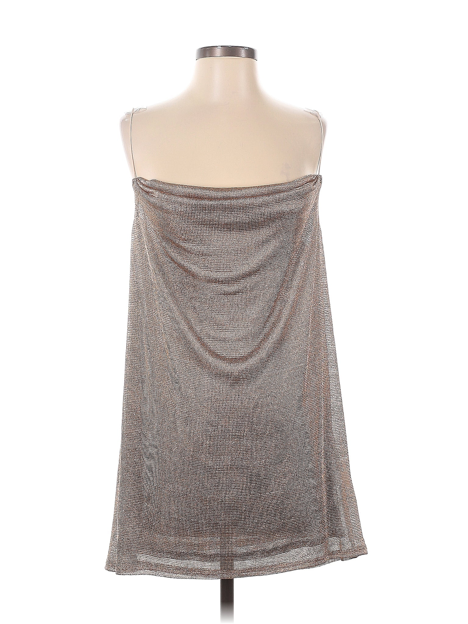 Show Me Your Mumu Metallic Silver Cocktail Dress Size S - 75% off | ThredUp