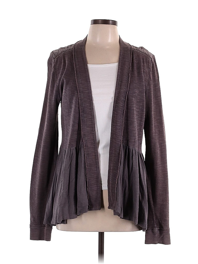 Saturday Sunday Color Block Gray Cardigan Size L - 67% off | ThredUp