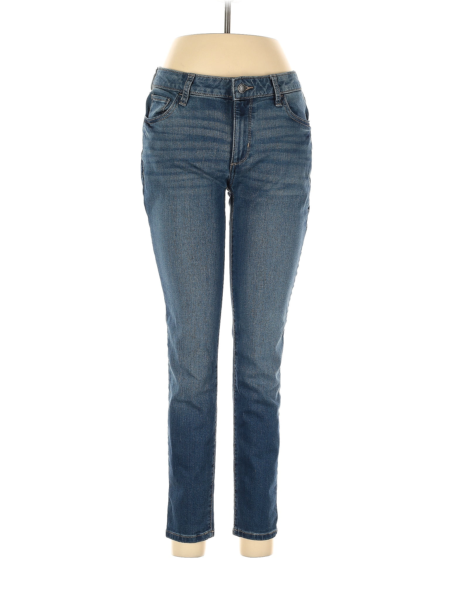 Sonoma Goods for Life Solid Blue Jeans Size 6 - 52% off | ThredUp