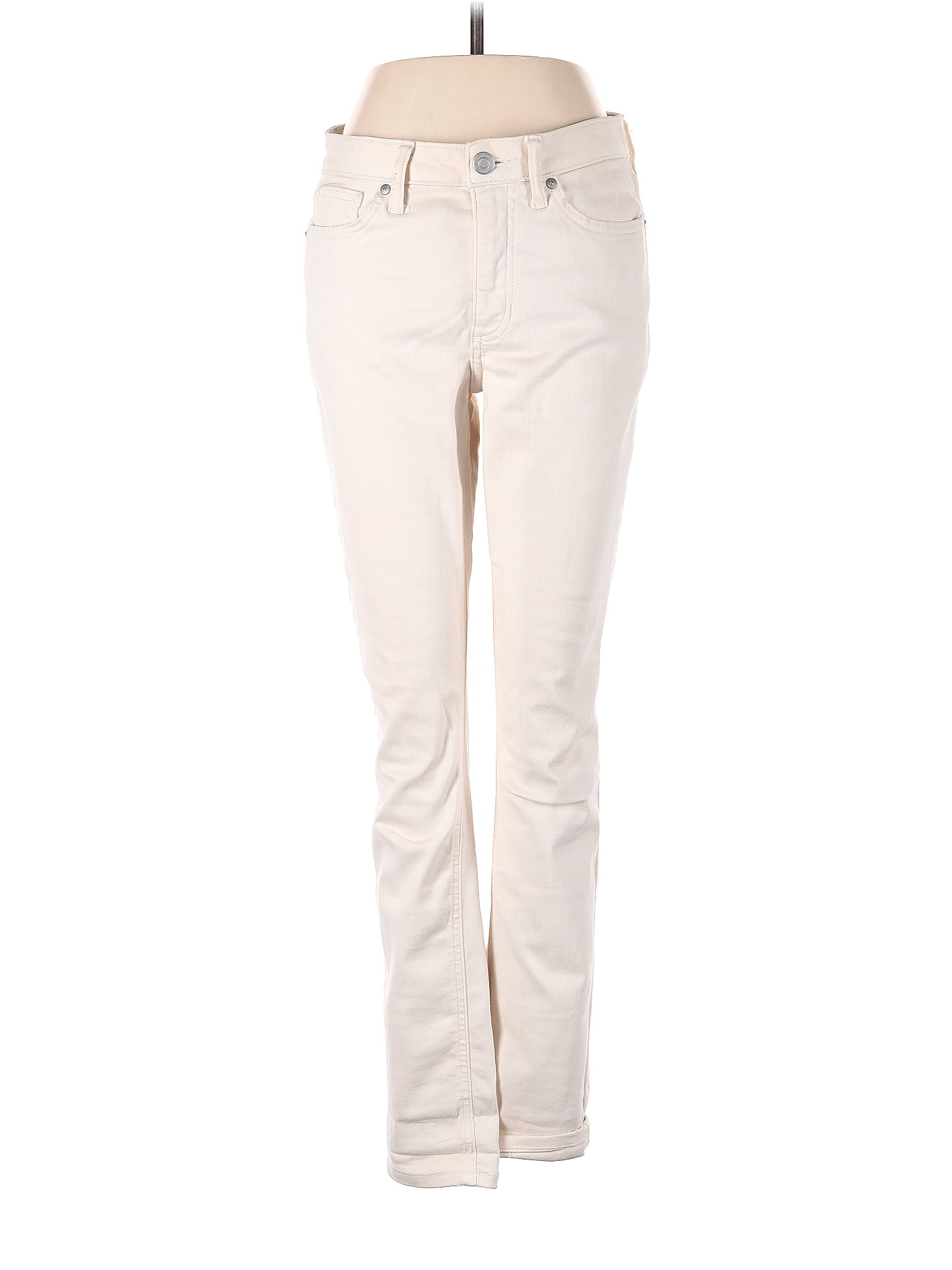 LC Lauren Conrad Solid Ivory Jeans Size 8 - 64% off | ThredUp