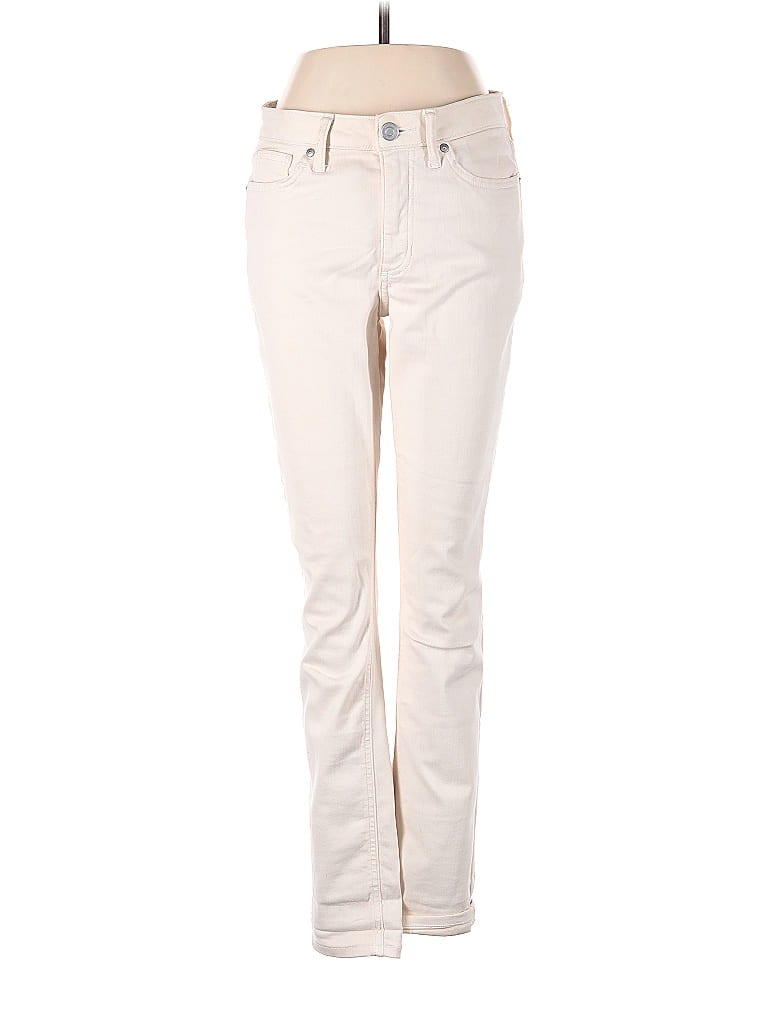 LC Lauren Conrad Solid Ivory Jeans Size 8 - 64% off | ThredUp