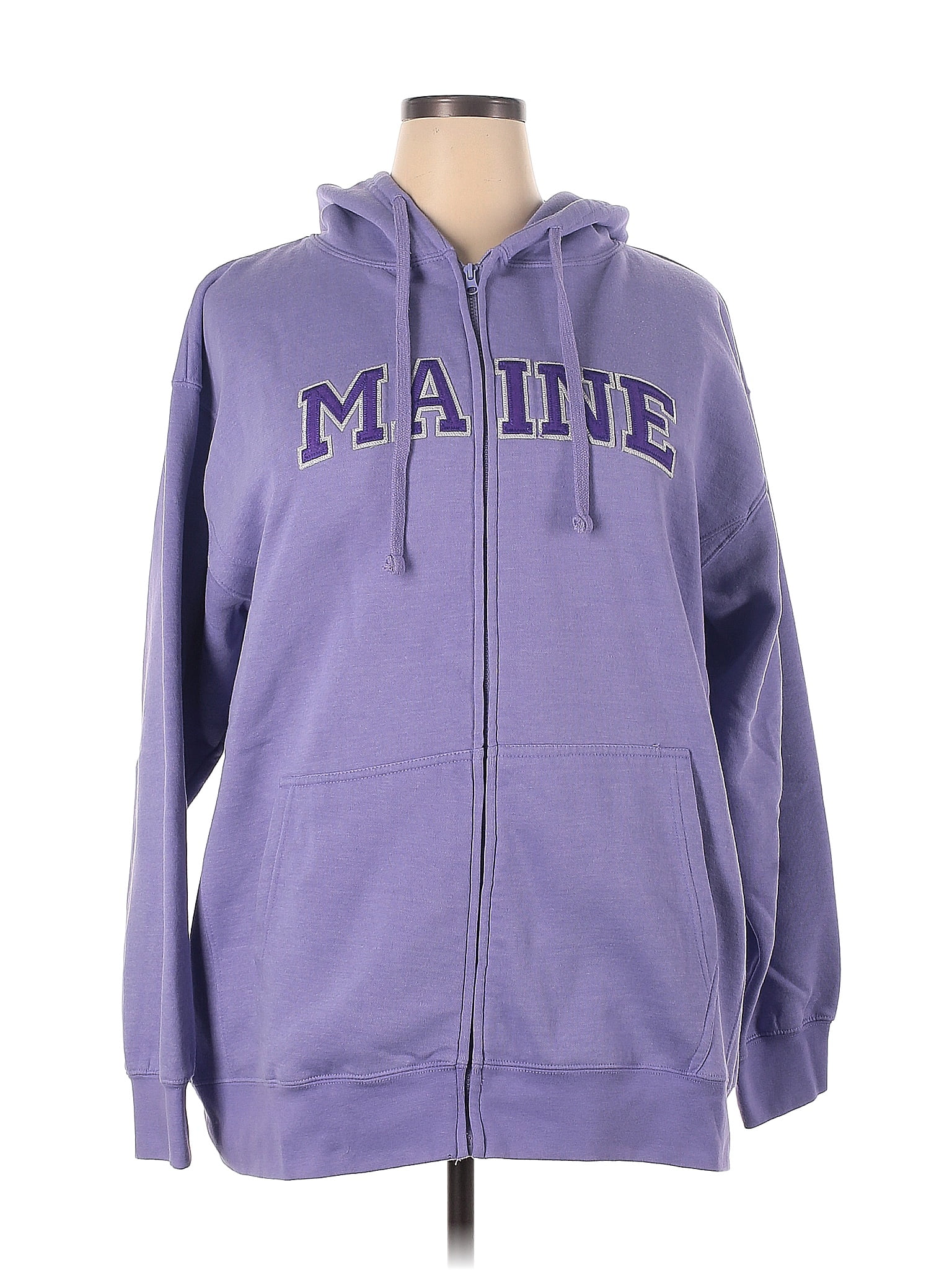 Bal Harbour Marled Purple Zip Up Hoodie Size 2X (Plus) - 55% off | ThredUp