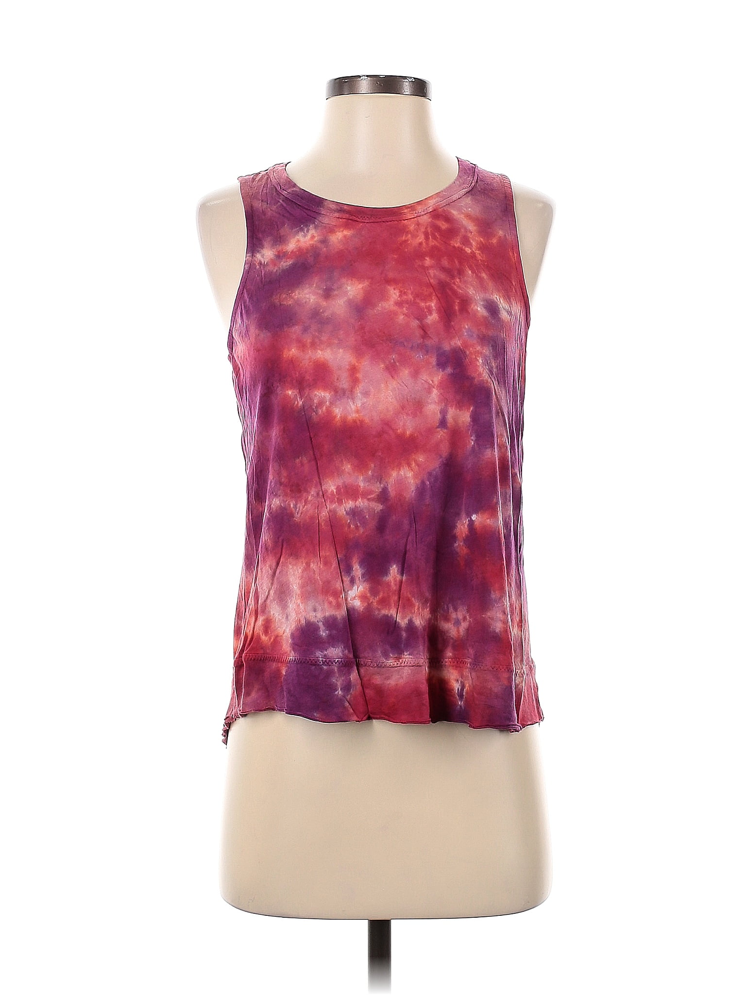Gypsy 05 Tie-dye Multi Color Purple Sleeveless T-Shirt Size XS - 52% ...