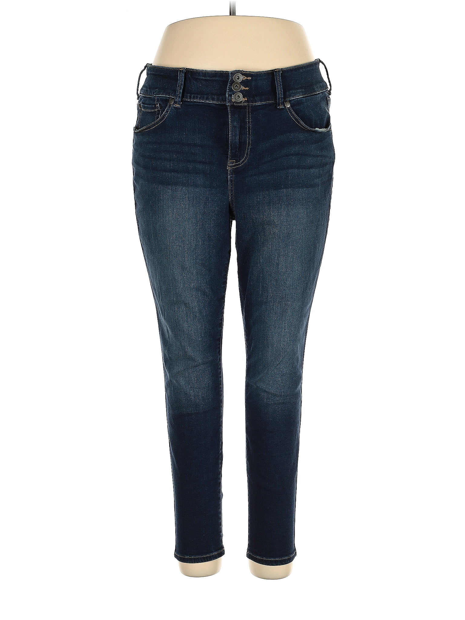 Torrid Solid Blue Jeans Size 18 (Plus) - 75% off | ThredUp