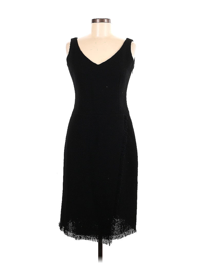 J Crew Solid Black Cocktail Dress Size 8 80 Off Thredup