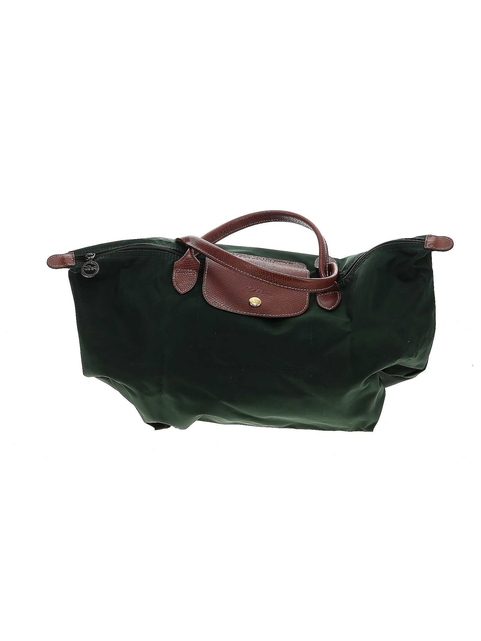 Longchamp Solid Green Tote One Size - 76% off | ThredUp