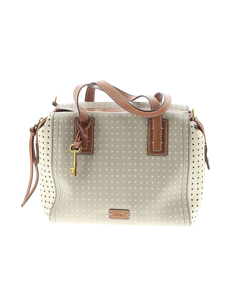 Fossil Ivory Satchel One Size - 65% off | ThredUp
