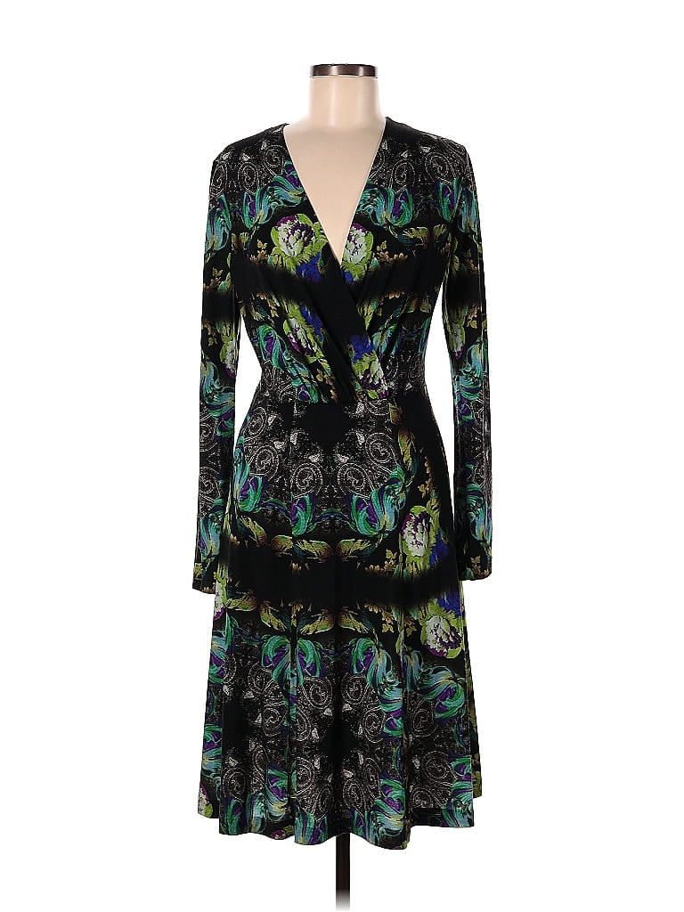 ETRO Multi Color Black Casual Dress Size 44 (IT) - 90% off | ThredUp
