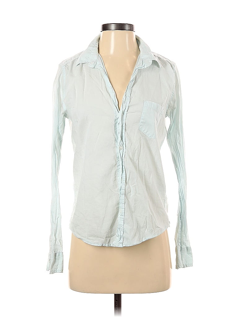 Frank & Eileen 100% Cotton Blue Long Sleeve Button-Down Shirt Size S - 73% off | ThredUp