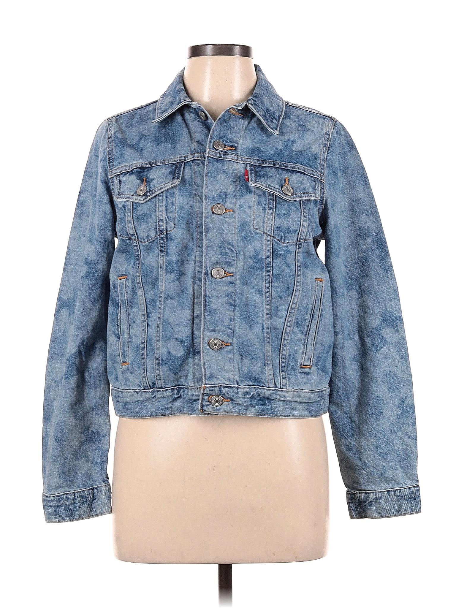 Levi Strauss Signature Blue Denim Jacket Size M 18 Off Thredup