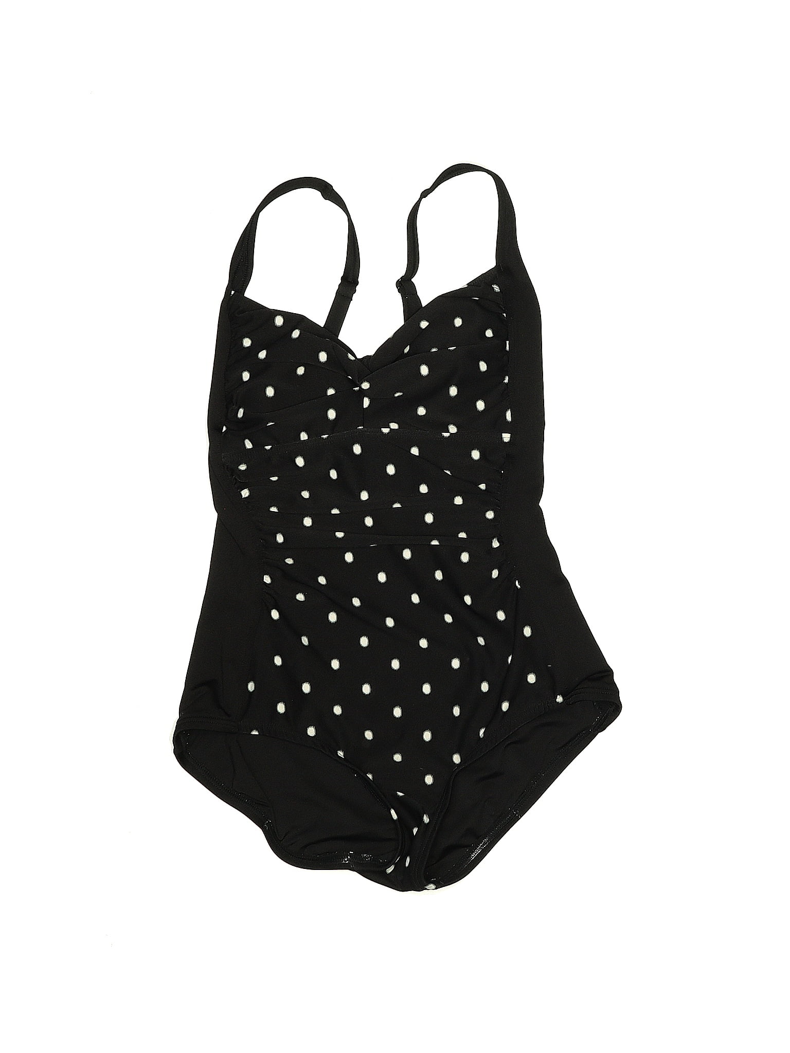 Gabar Polka Dots Black One Piece Swimsuit Size 10 - 63% off | ThredUp