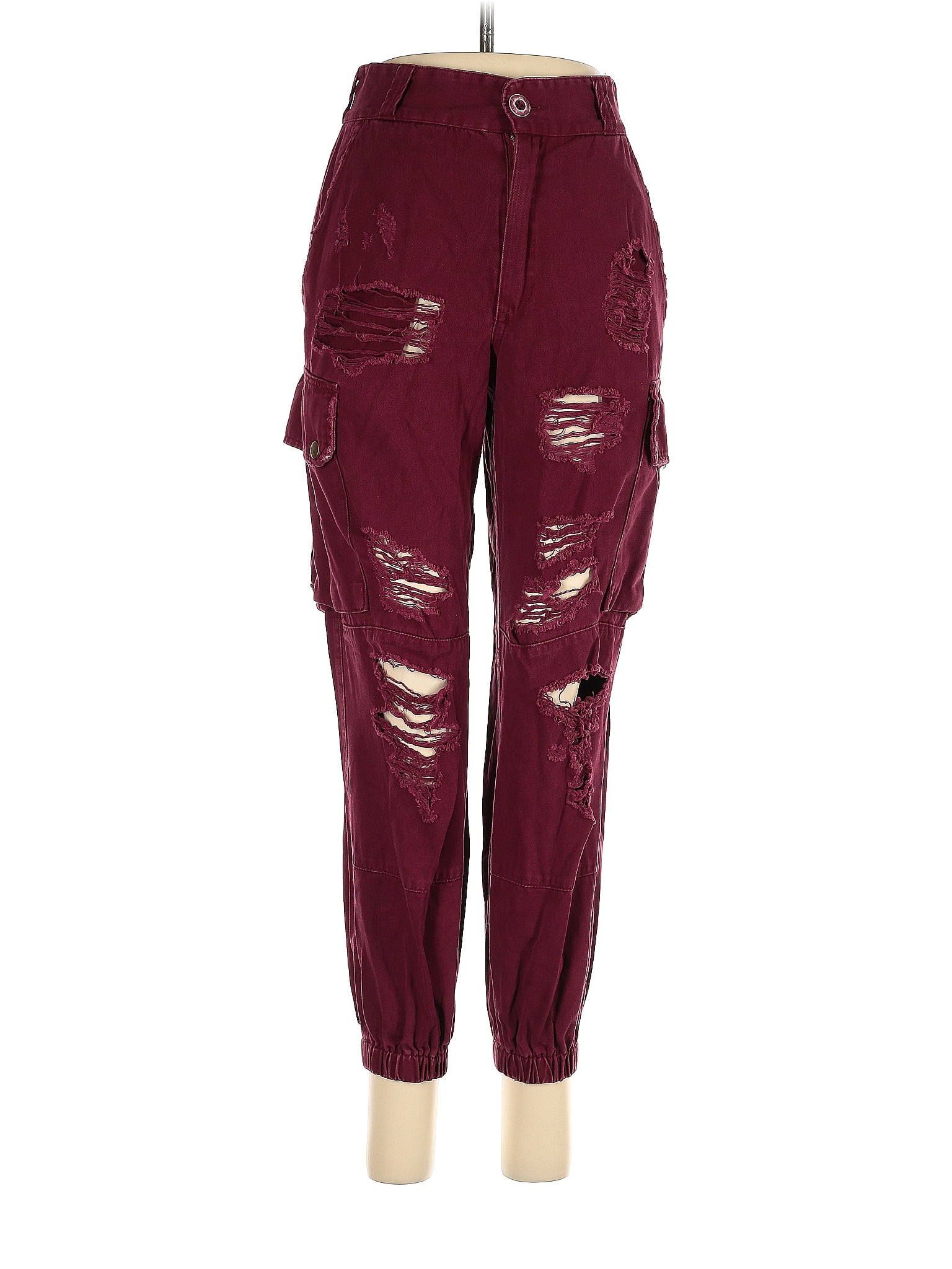 Carmar 100% Cotton Maroon Burgundy Cargo Pants Size 6 - 82% off | ThredUp