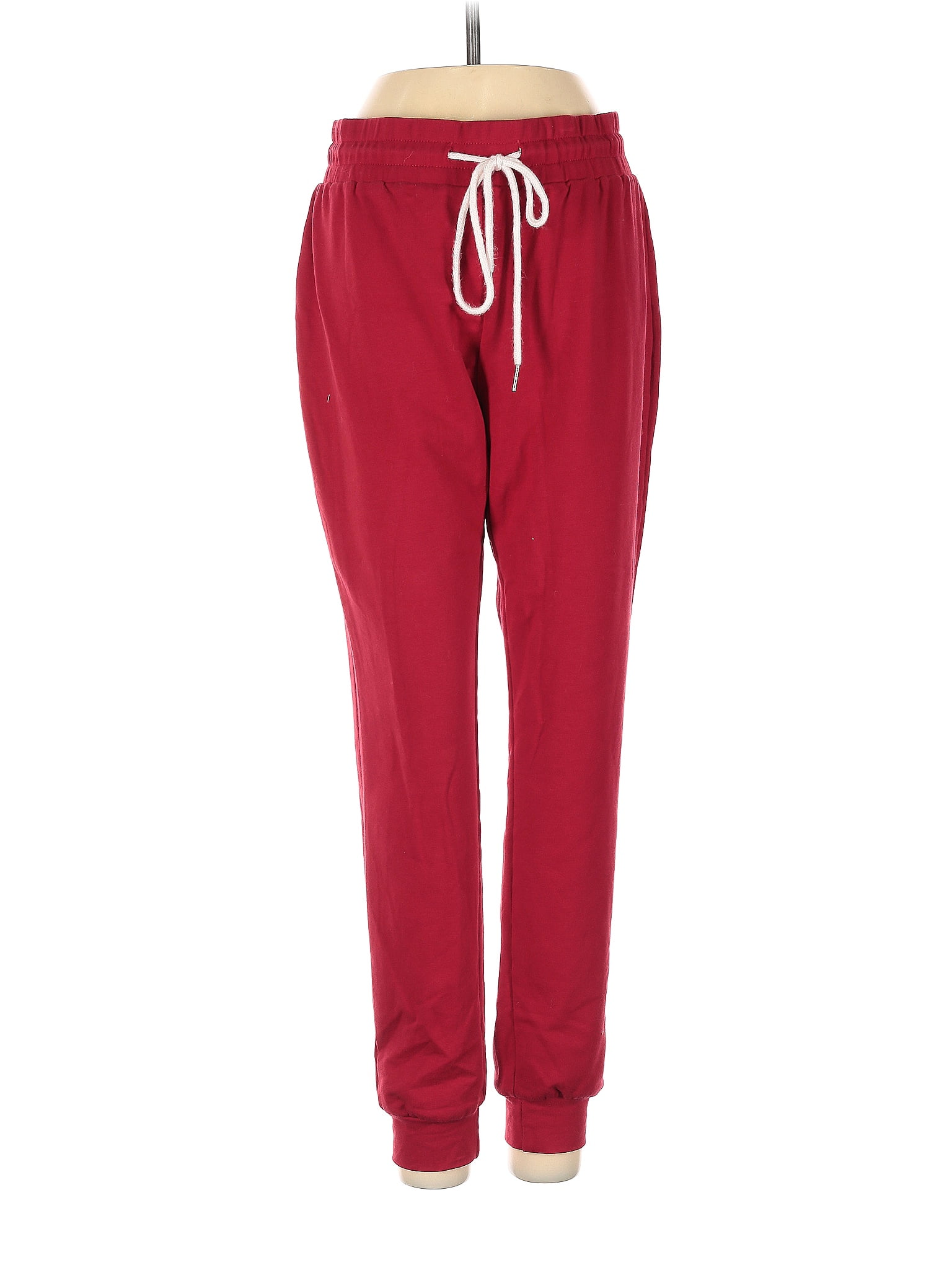 Unbranded Red Sweatpants Size S - 63% off | ThredUp