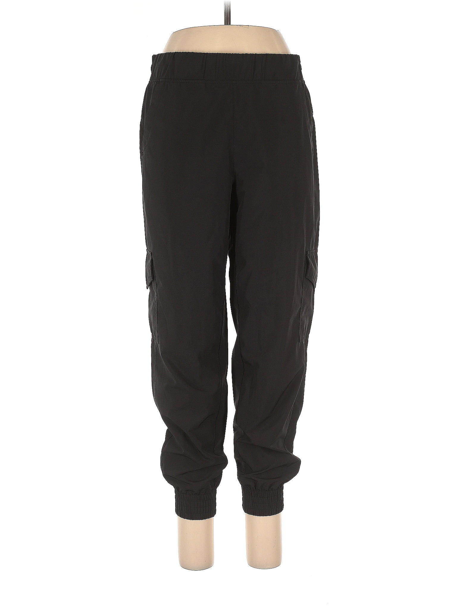 Apana Solid Black Cargo Pants Size L - 64% off | ThredUp