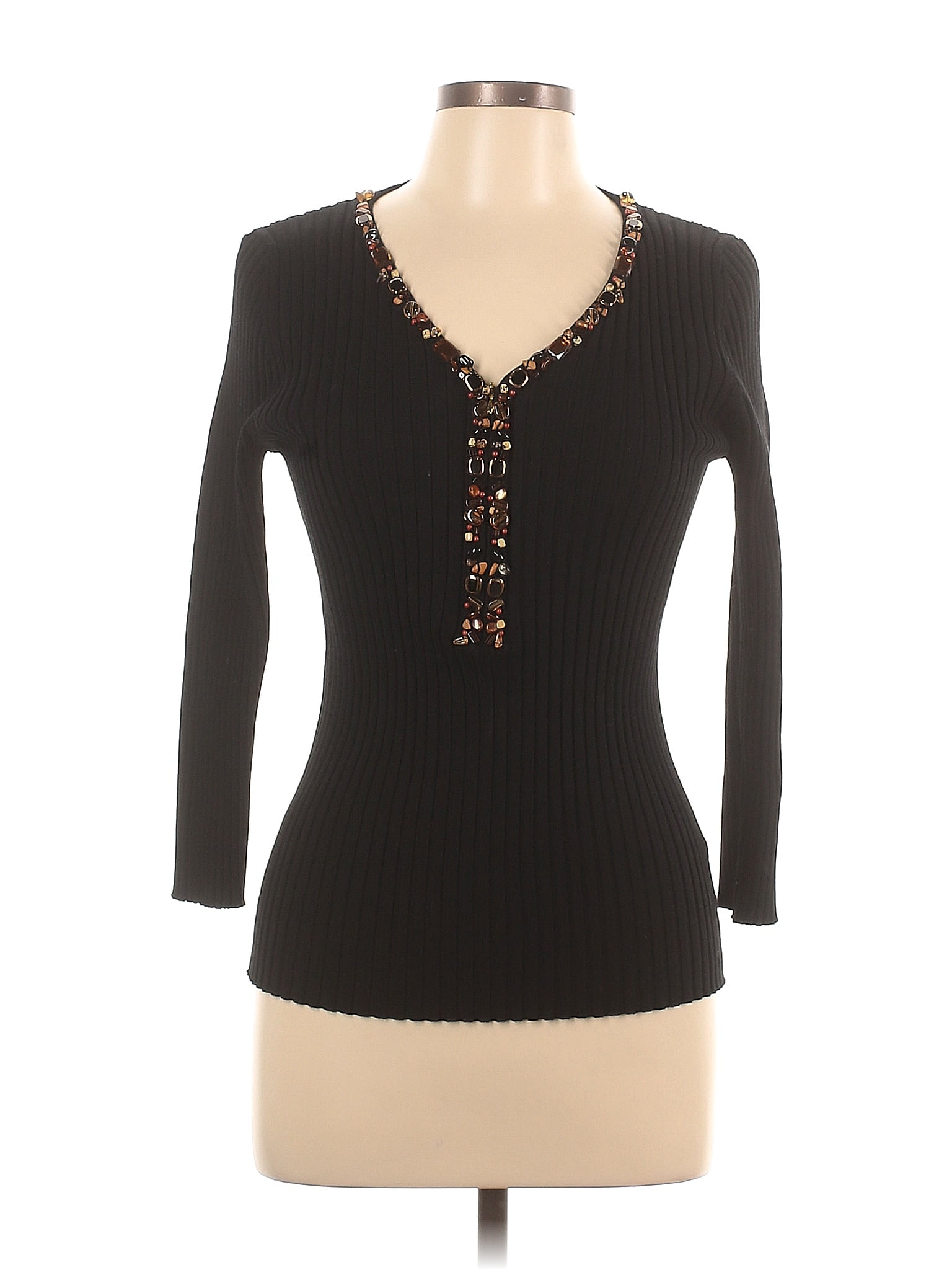 Belldini Solid Black Pullover Sweater Size XL - 70% off | ThredUp