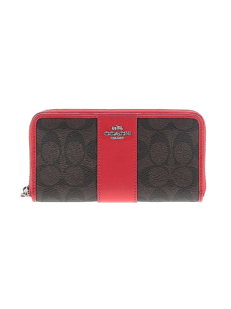 Coach Factory Red Wallet One Size - 66% off | ThredUp