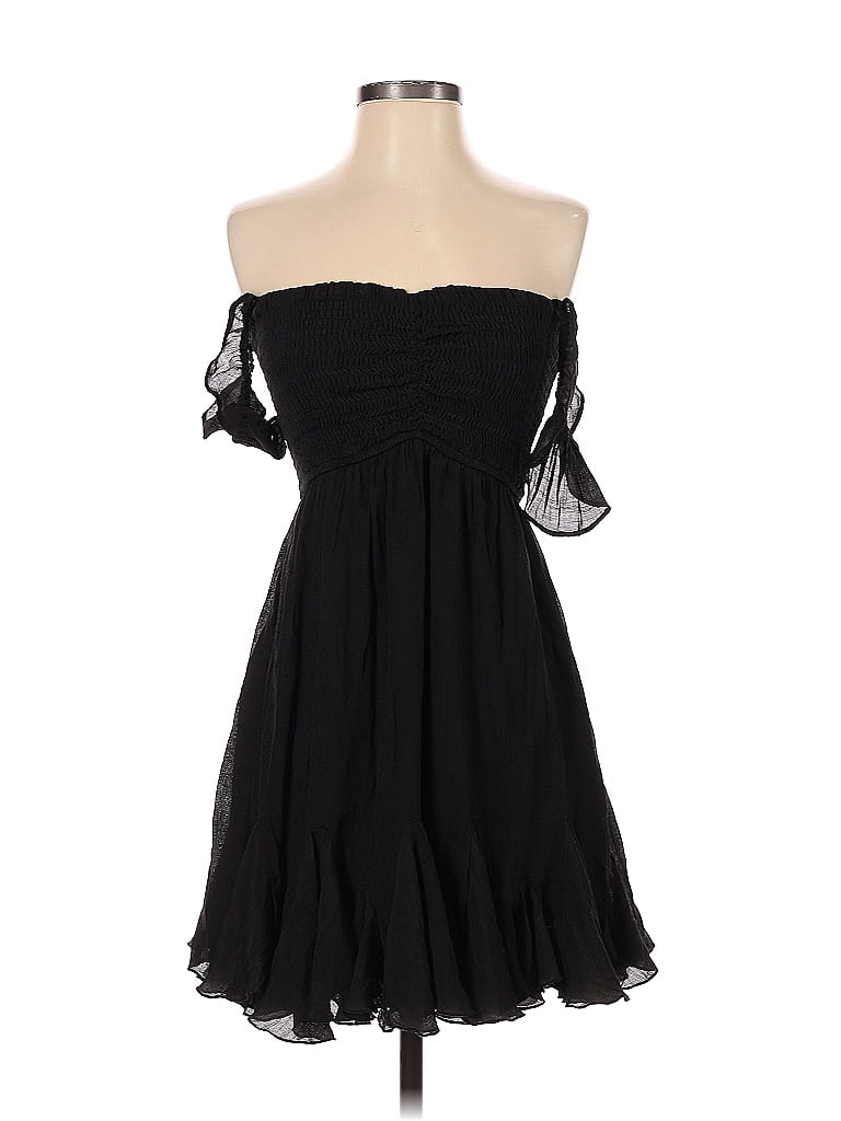 AaKaa Solid Black Cocktail Dress Size S - 68% off | ThredUp