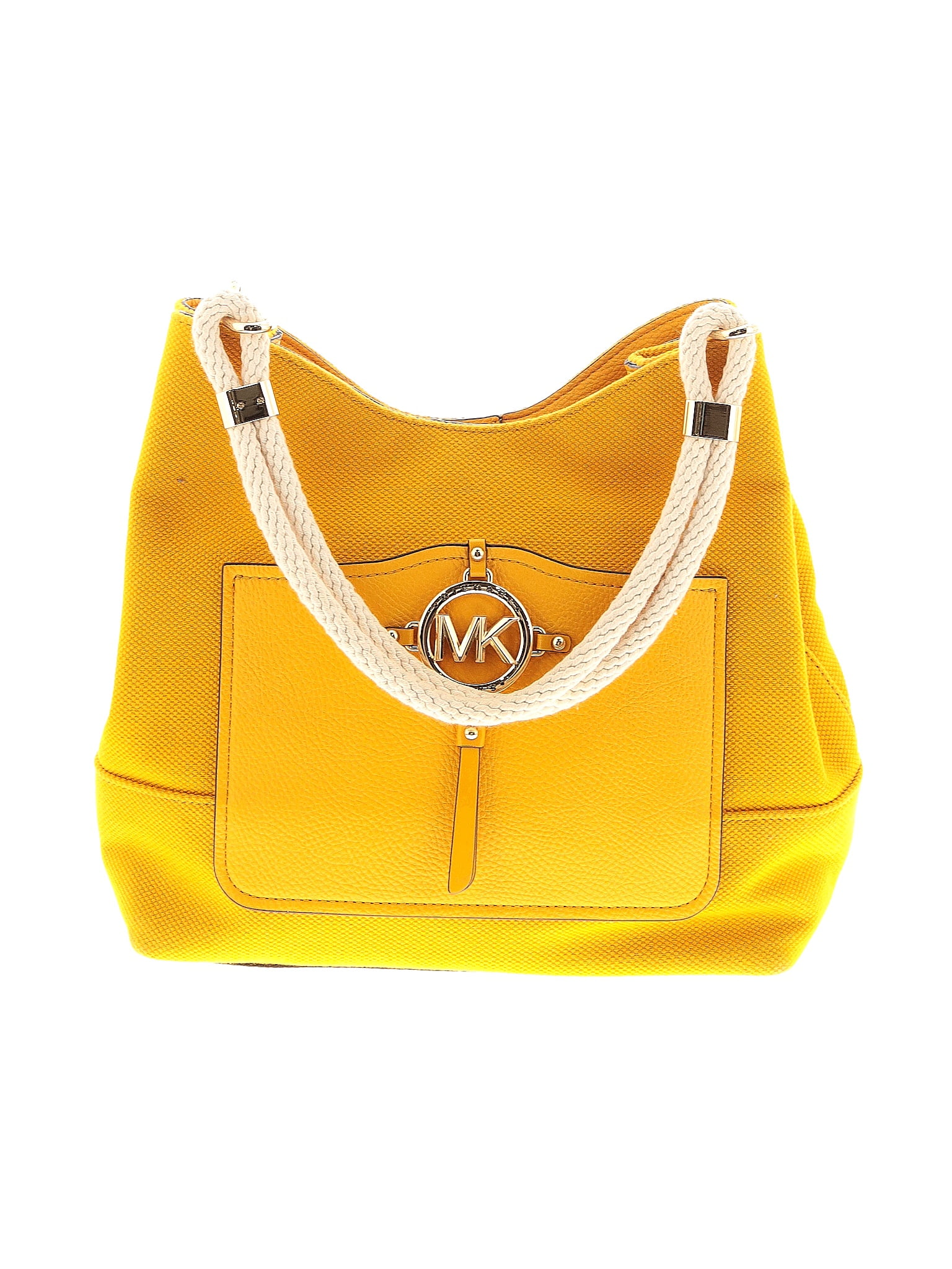 MICHAEL Michael Kors Solid Yellow Shoulder Bag One Size - 71% off | ThredUp