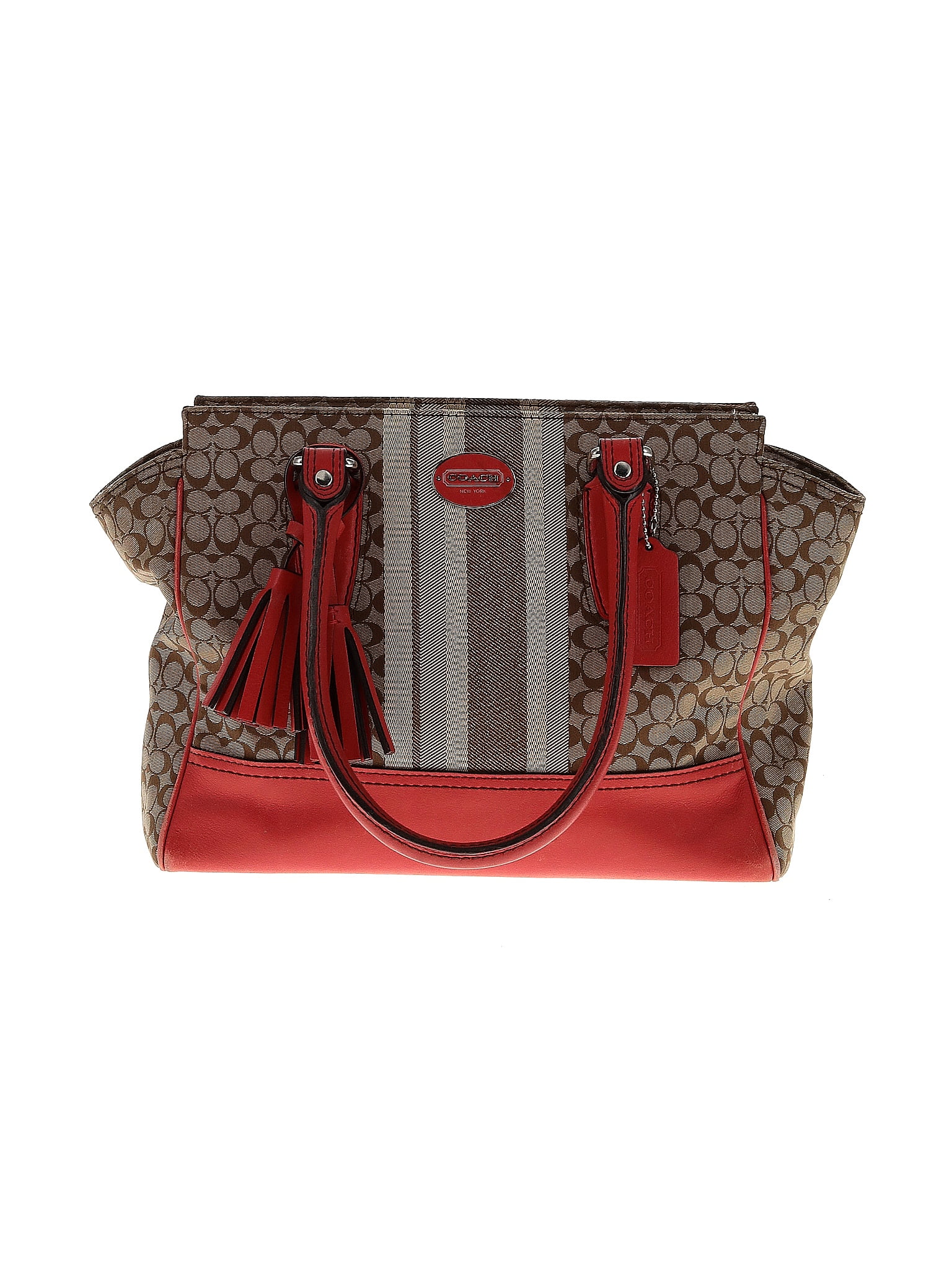 Coach Color Block Red Shoulder Bag One Size - 71% off | ThredUp