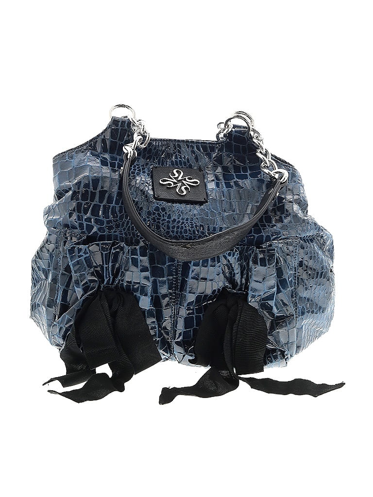 Simply Vera Vera Wang Acid Wash Print Blue Shoulder Bag One Size - 56% ...
