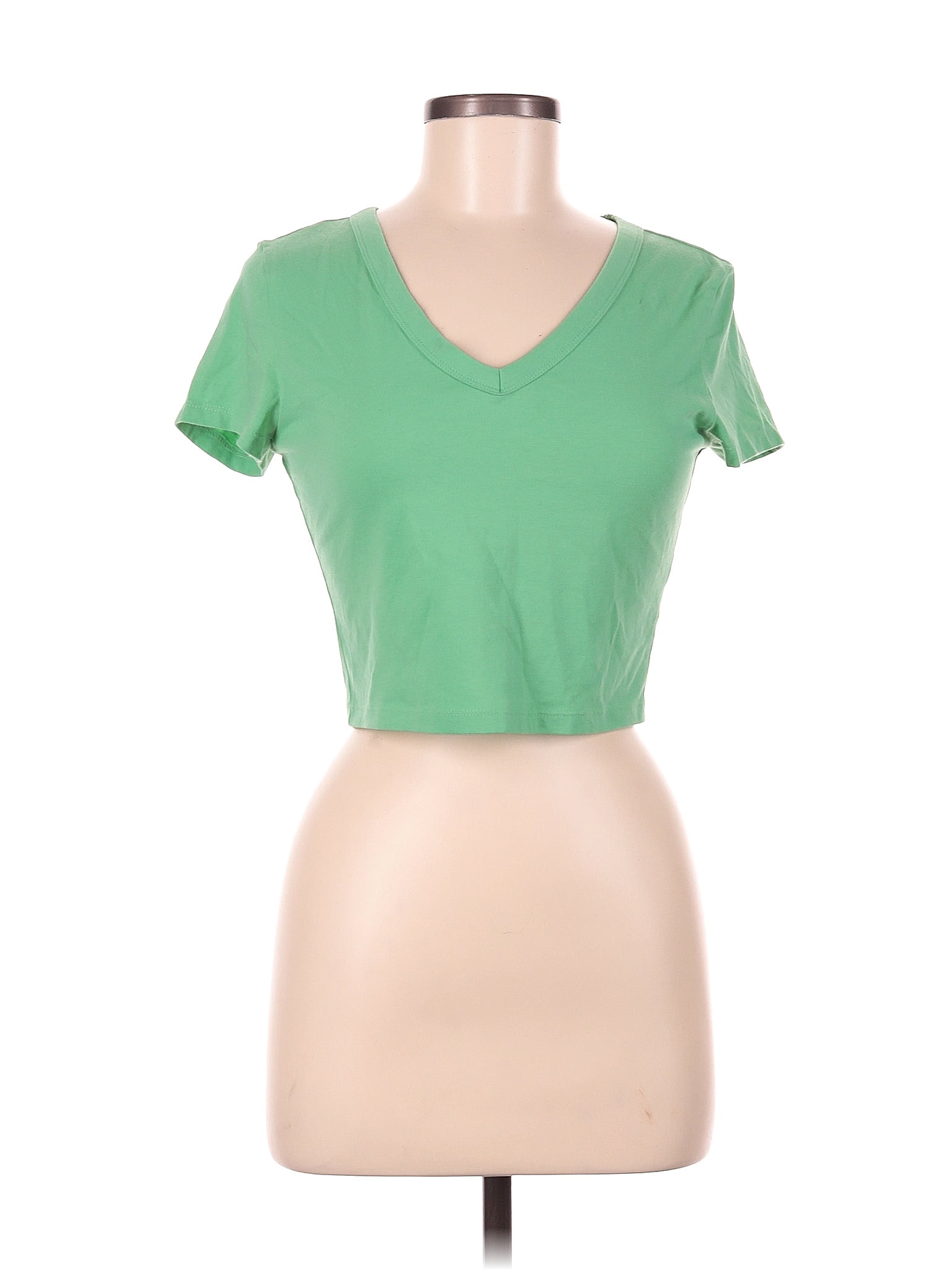 Wild Fable Solid Green Short Sleeve T-Shirt Size M - 43% off | ThredUp