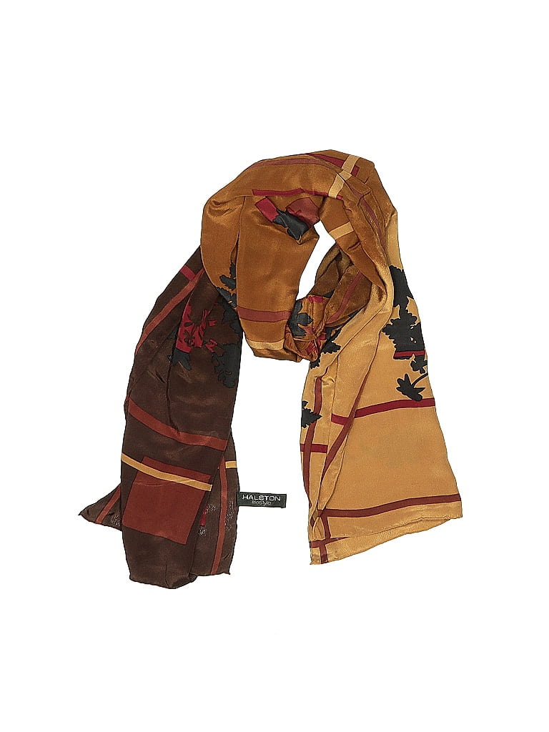 Halston Lifestyle Brown Scarf One Size - 70% off | ThredUp