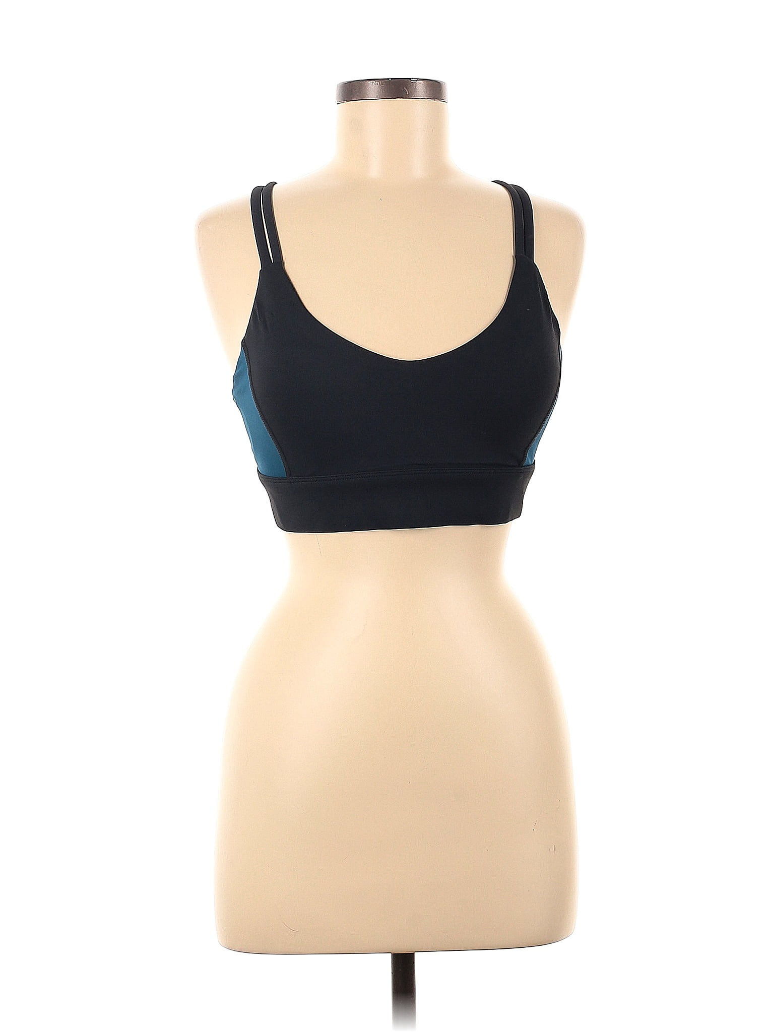 Evereve Color Block Blue Sports Bra Size M - 62% off | ThredUp