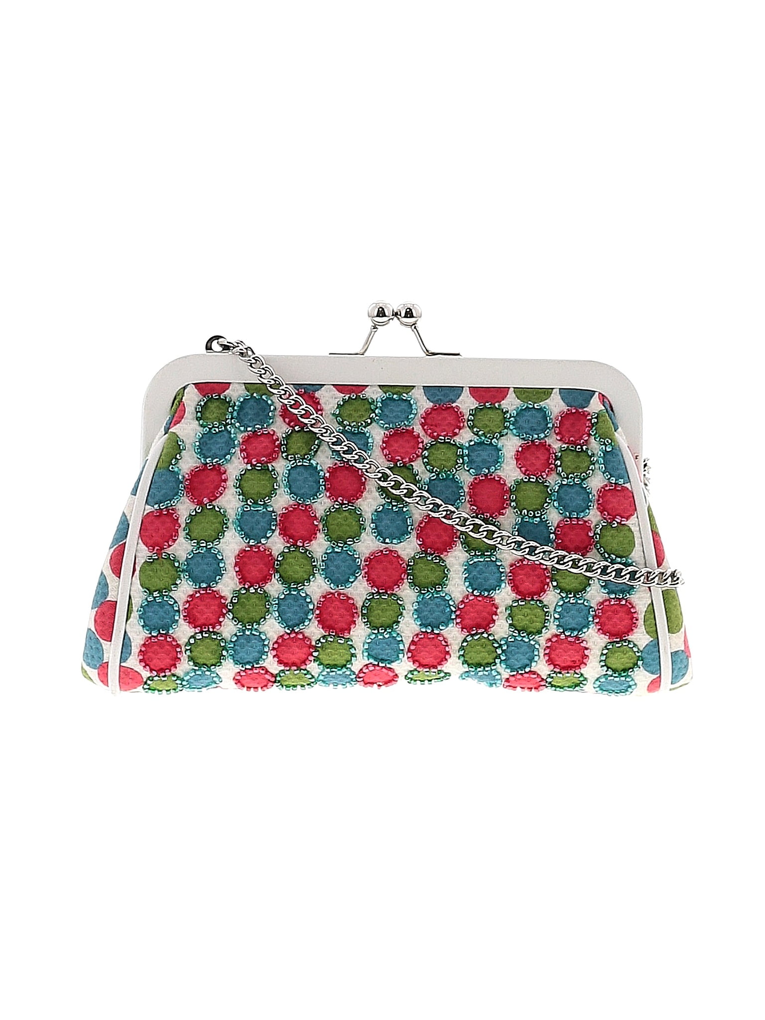Isabella Fiore Multi Color White Clutch One Size - 69% off | ThredUp