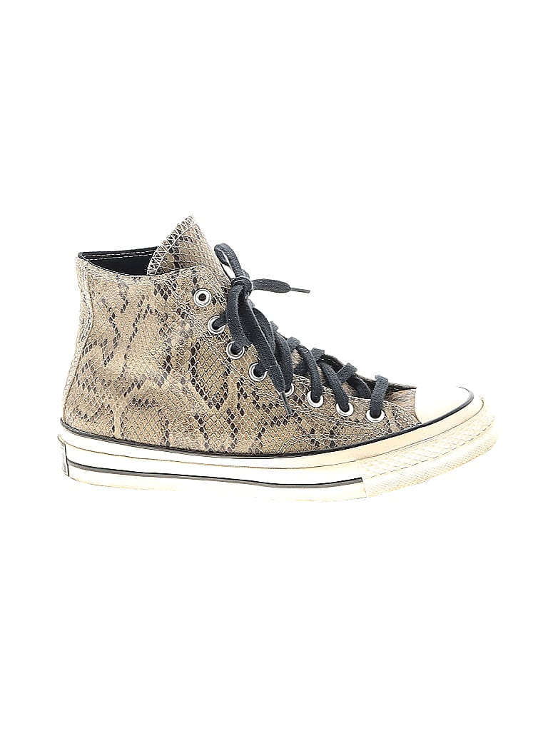 Converse Snake Print Tan Gray Sneakers Size 6 1/2 - 50% off | ThredUp