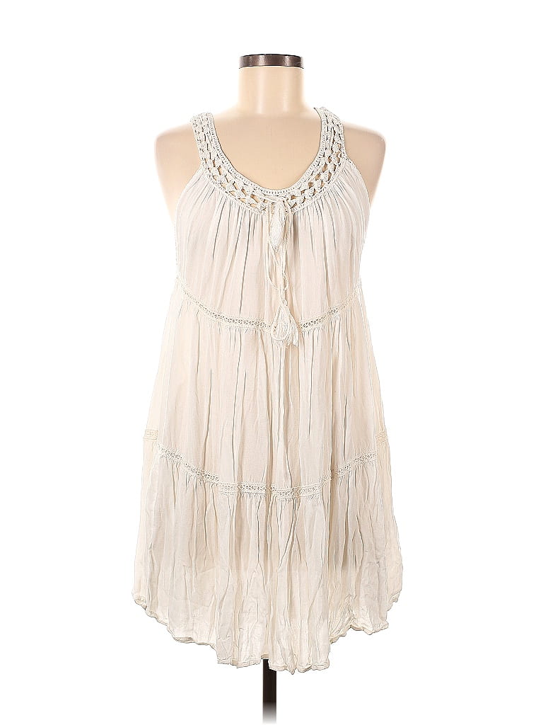 Raviya Ivory Casual Dress Size M - 47% off | ThredUp