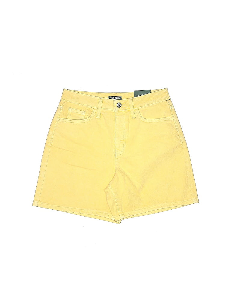 Wild Fable 100% Cotton Solid Yellow Shorts Size 0 - 25% off | ThredUp