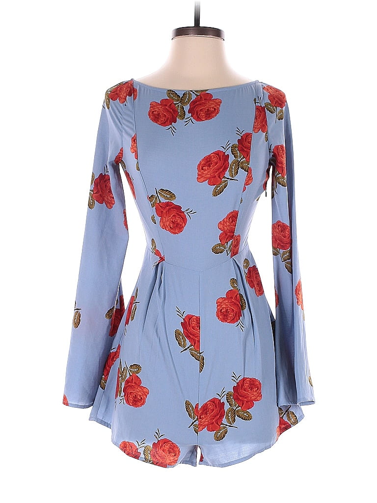 Urban Outfitters 100% Polyester Blue Romper Size S - 42% off | ThredUp