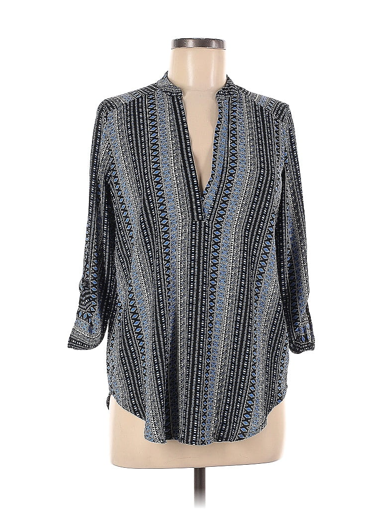 Allison Joy Blue 3/4 Sleeve Blouse Size M - 73% off | ThredUp