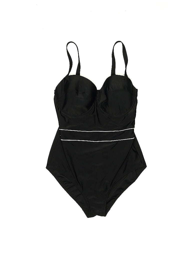 Magisculpt Solid Black One Piece Swimsuit Size 38G - 56% off | ThredUp