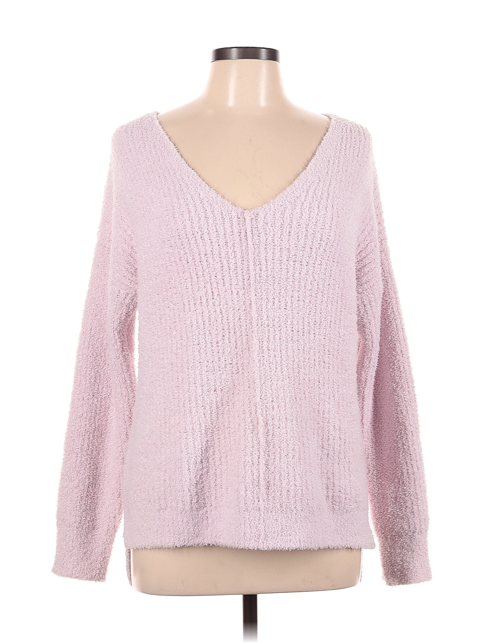 Cupcakes & Cashmere Color Block Solid Pink Pullover Sweater Size M - 74 ...