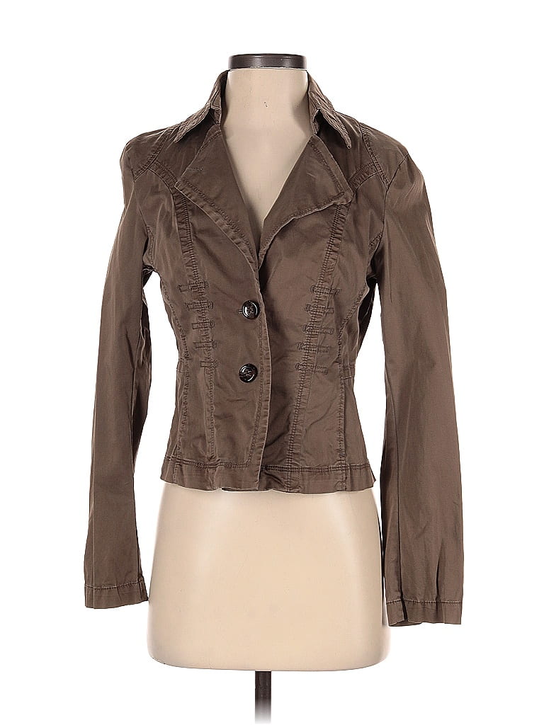 Olsen Europe Brown Jacket Size 2 - 63% off | ThredUp
