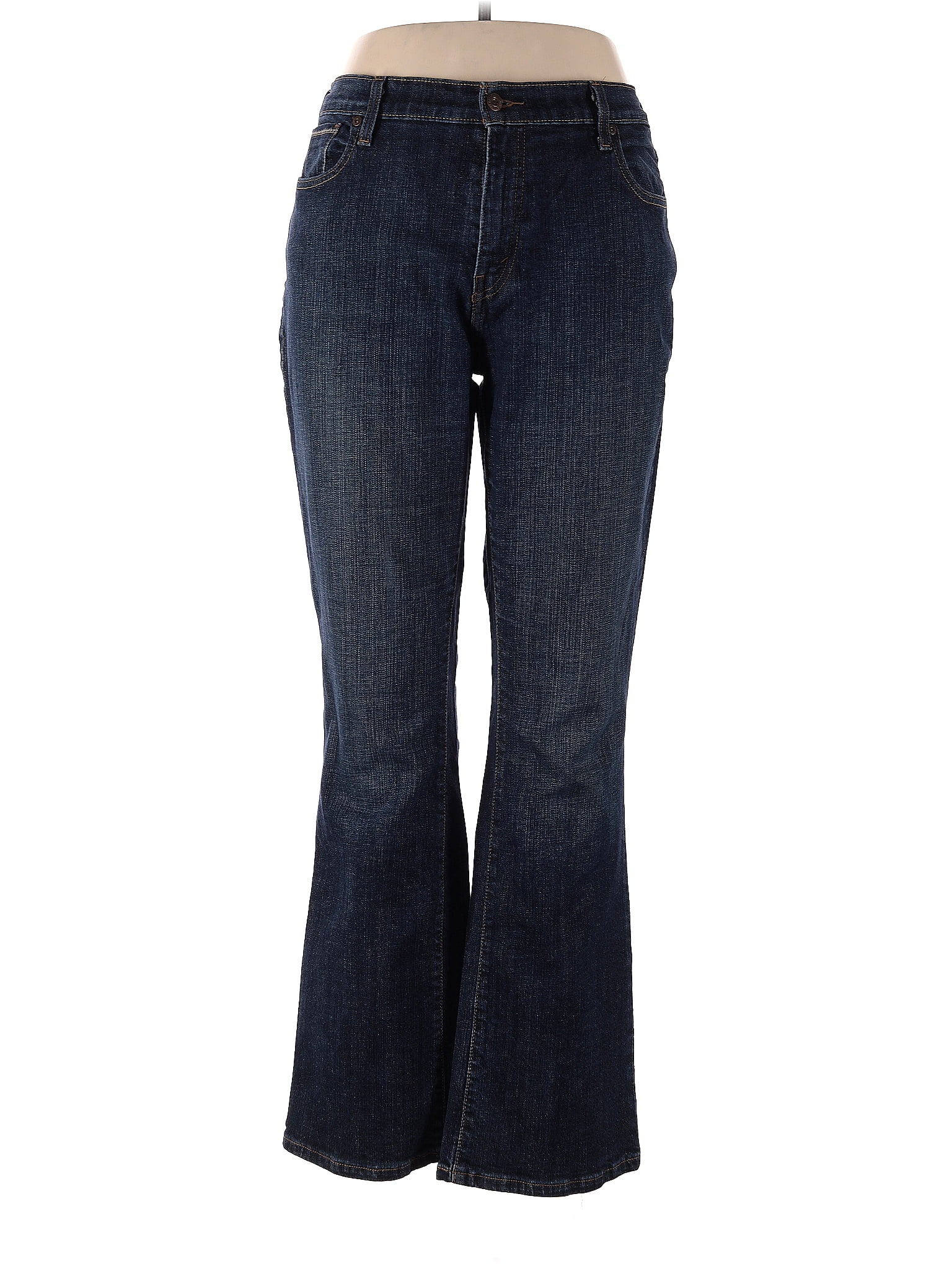 Levi's Leopard Print Blue Jeans 33 Waist - 62% off | ThredUp